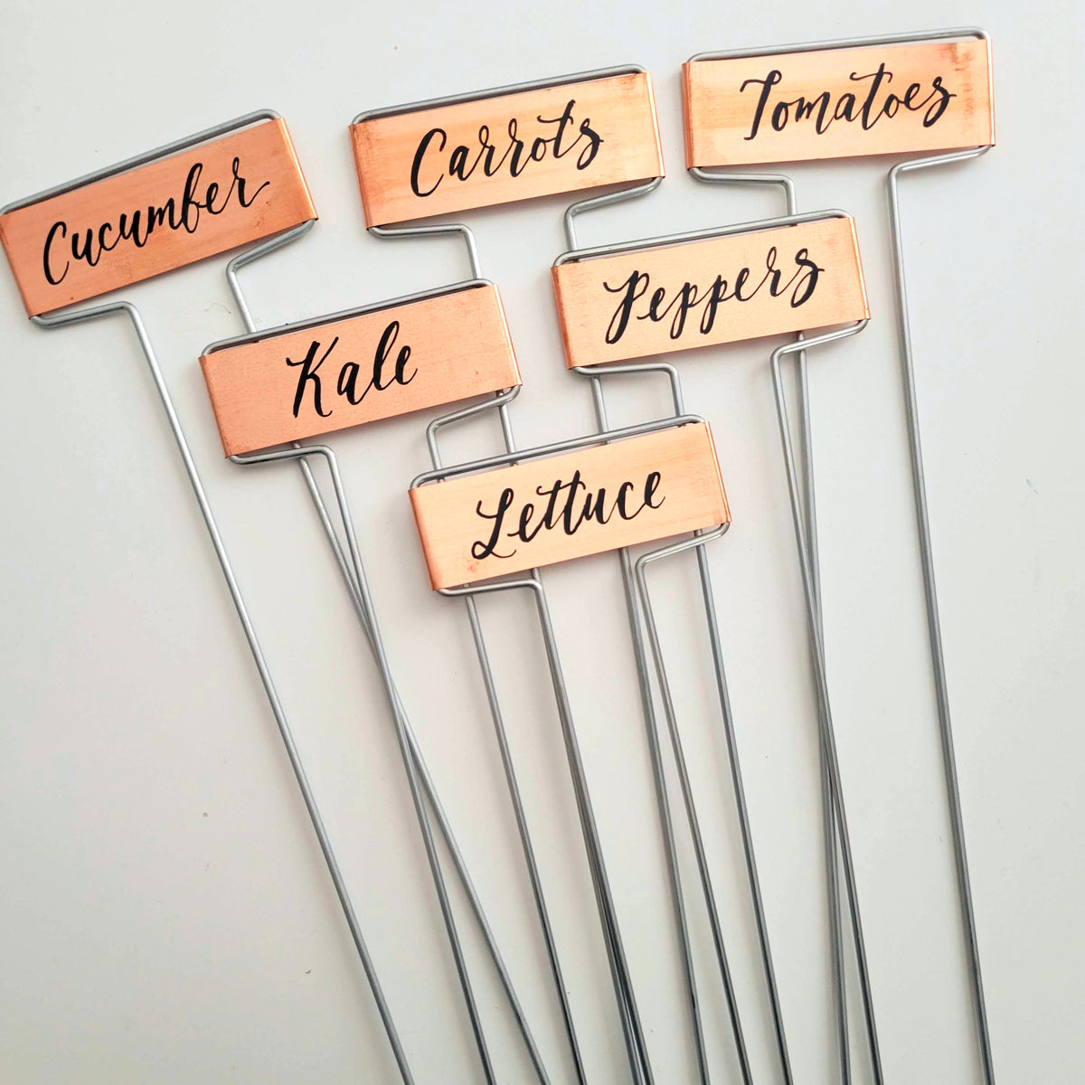 Personalized Copper Garden Markers for Mother's Day Gift – The ...